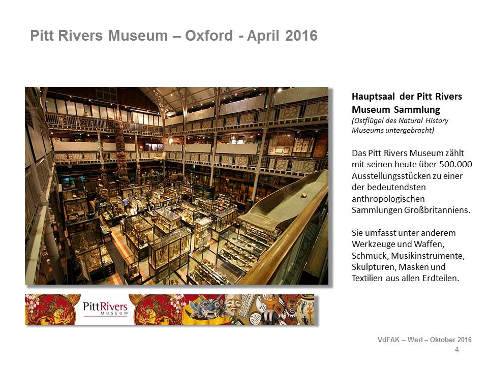 About Africa – Besuch des Pitt Rivers Museums und des Museums of ...