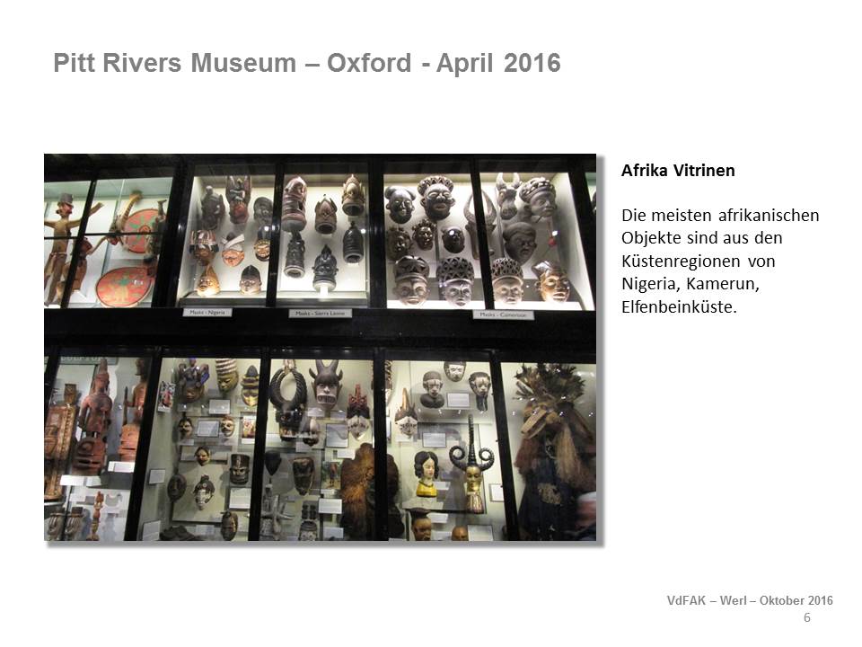 About Africa – Besuch des Pitt Rivers Museums und des Museums of ...